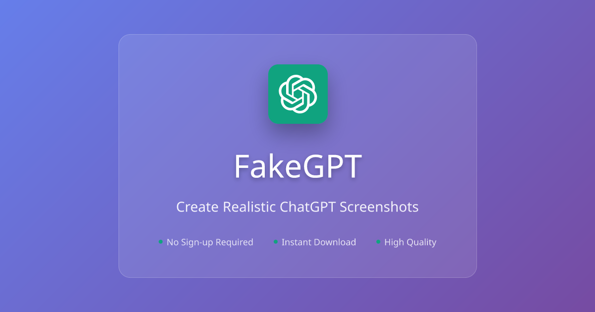 Contact Us - ChatGPT Screenshot Generator | FakeGPT